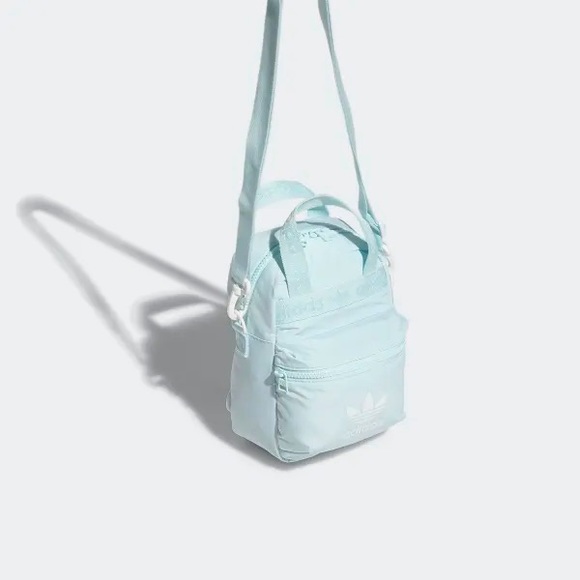 adidas | Bags | Adidas Originals Micro Backpack Blue Halo Mint Green ...